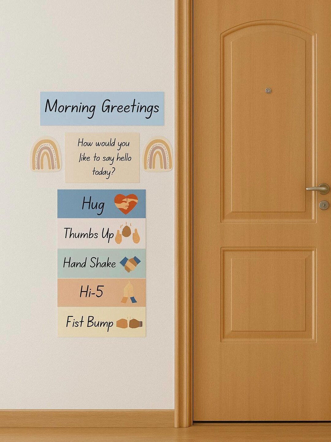 Morning Greetings Classroom Posters | Student Greeting Signs | Positive ...