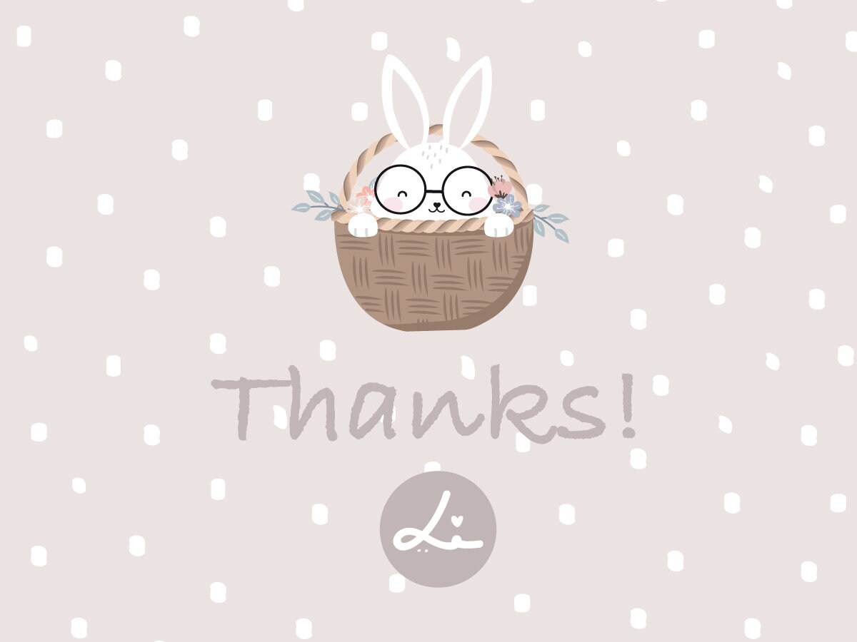 14 Cute Spring Bunny Digital Papers. Cute Bunny Seamless Pattern Set ...