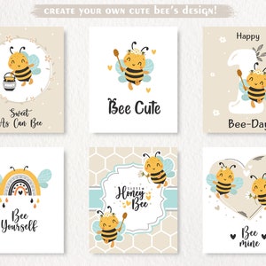 Cute Kawaii Bees Clipart, Bee PNG, Cute Bees Clipart, Honey Bees PNG ...