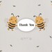 16 Bee Happy Digital Papers. Cute Bees Seamless Pattern Set. Summer ...