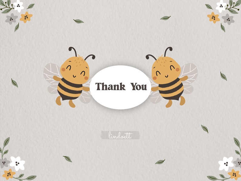 16 Bee Happy Digital Papers. Cute Bees Seamless Pattern Set. Summer ...