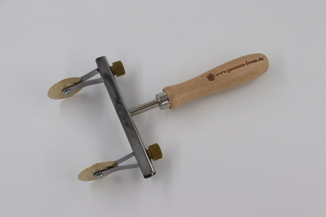 Adjustable Dough Cutter With Two Blades smooth Made of Brass - Etsy