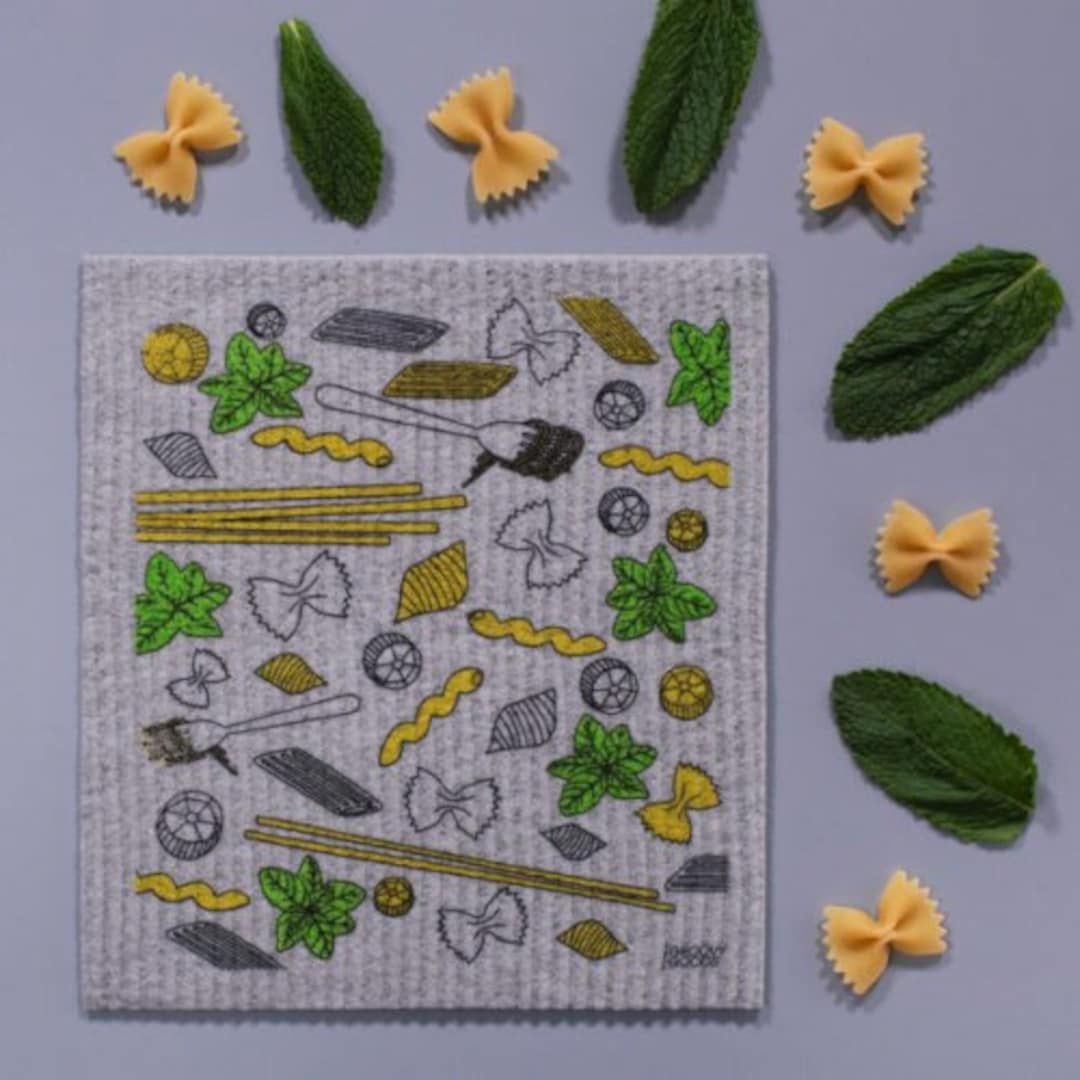 Pasta Motif Cleaning Cloth pasta - Etsy