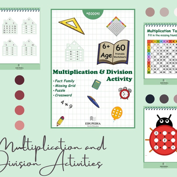 Multiplication Worksheet - Etsy