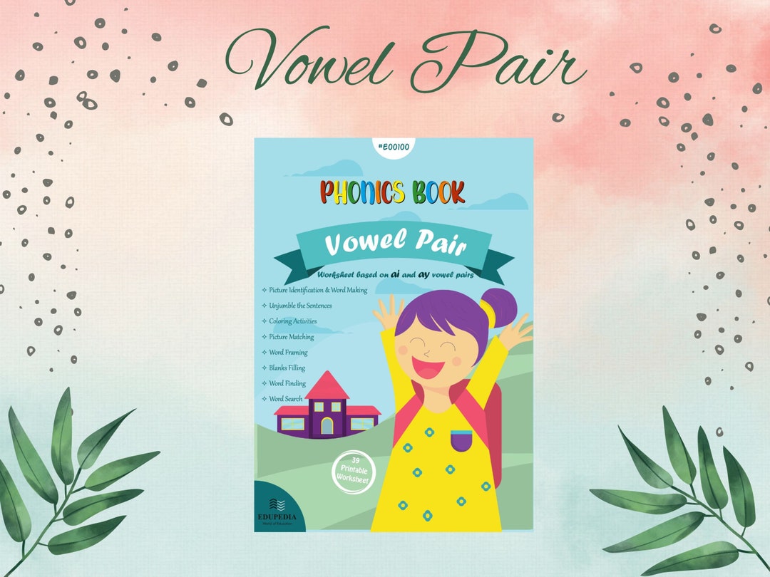 Phonics Vowel Pair ai & Ay 39 Worksheets - Etsy