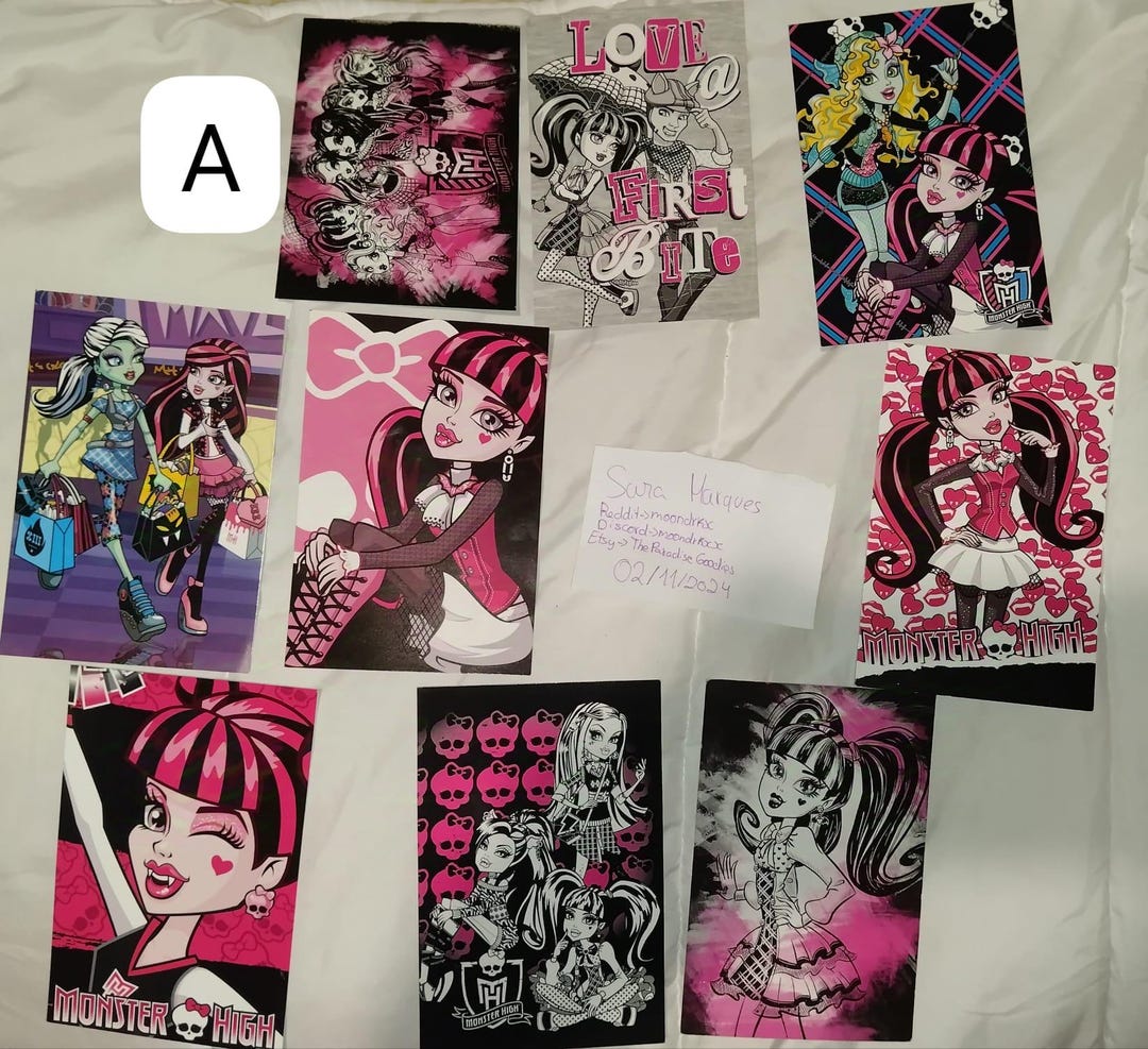 Monster High Card Lotes Você Escolhe - Etsy