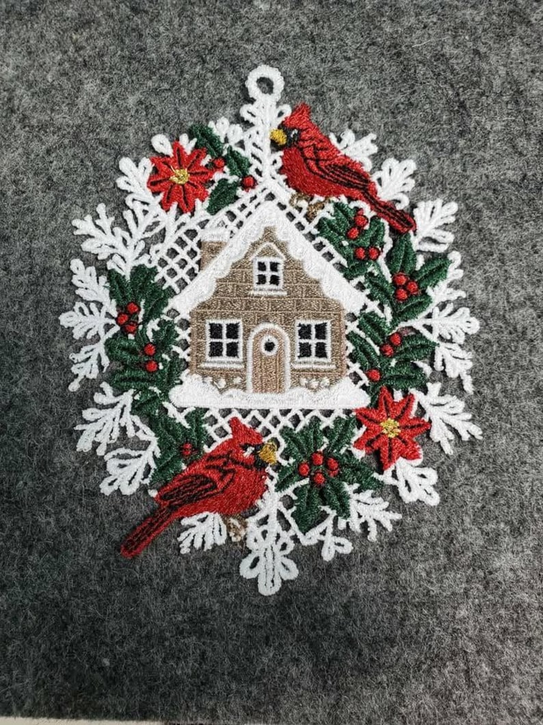 FSL Cardinal House Embroidery Design - Etsy
