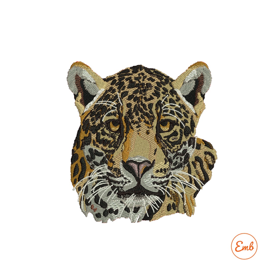Leopard Design Embroidery Design Files 2022 - PES DST and in All ...