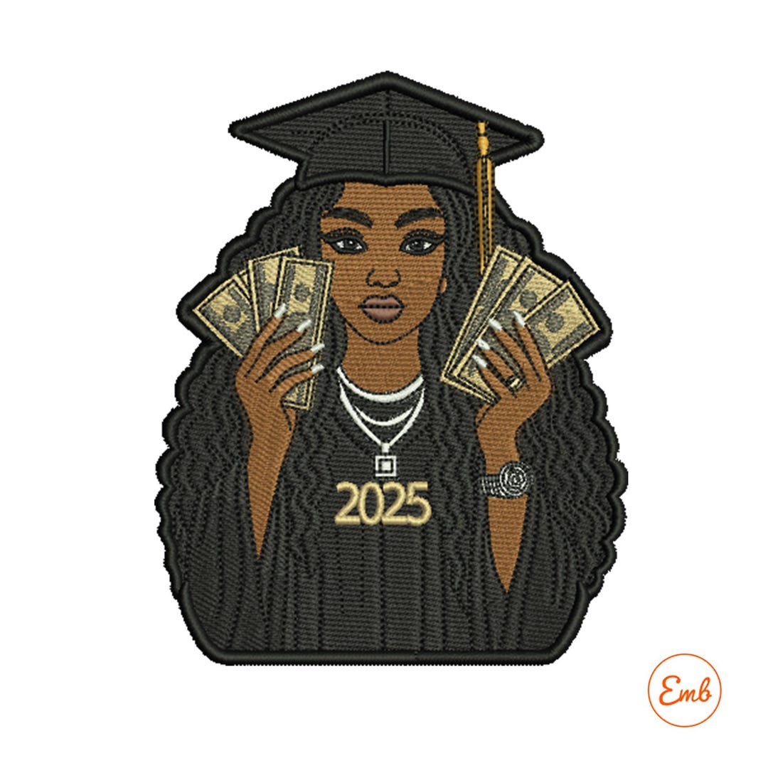 Graduation Patch Embroidery Design - Etsy