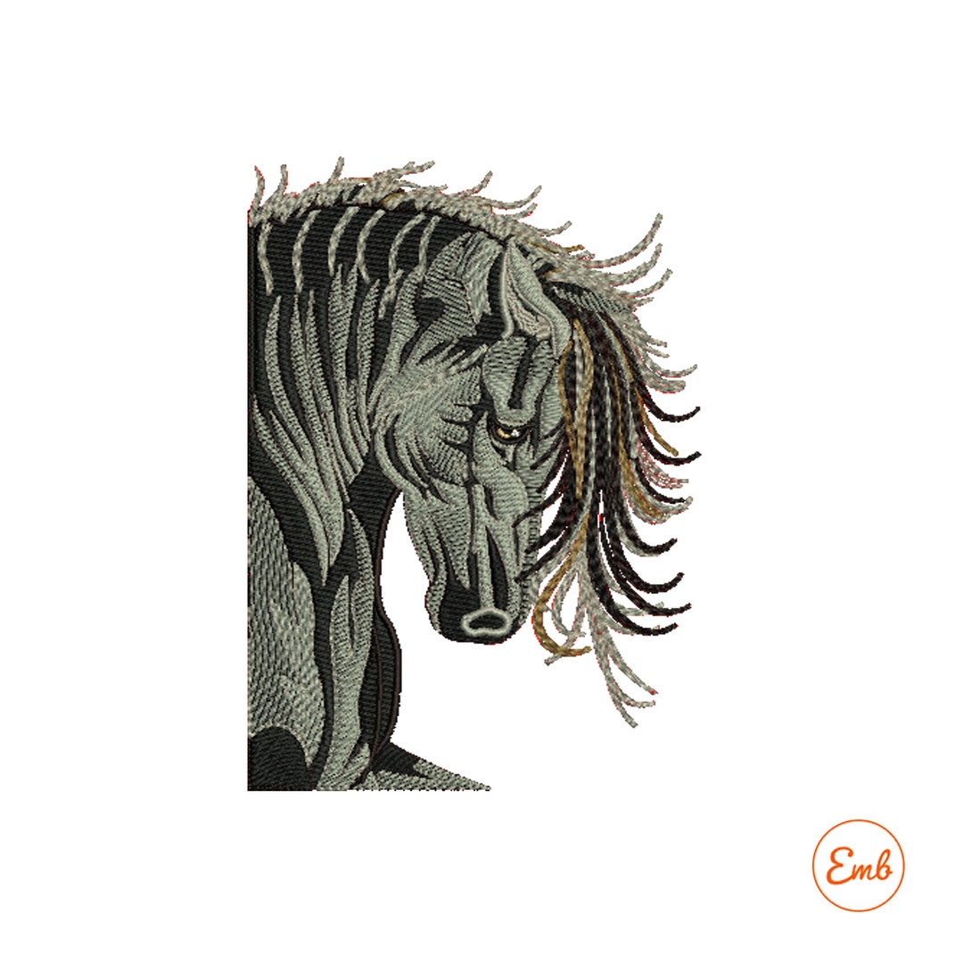 Horse Embroidery Design Files, New Embroidery, Best Embroidery ...