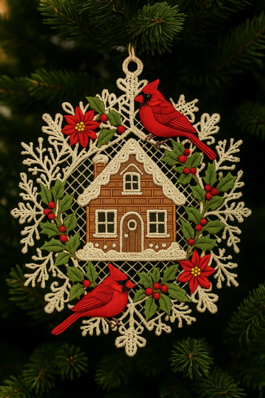 FSL Cardinal House Embroidery Design - Etsy