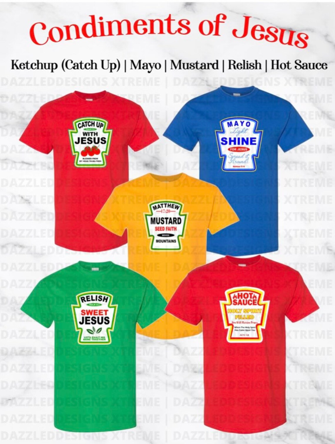 Condiments of Jesus - Etsy