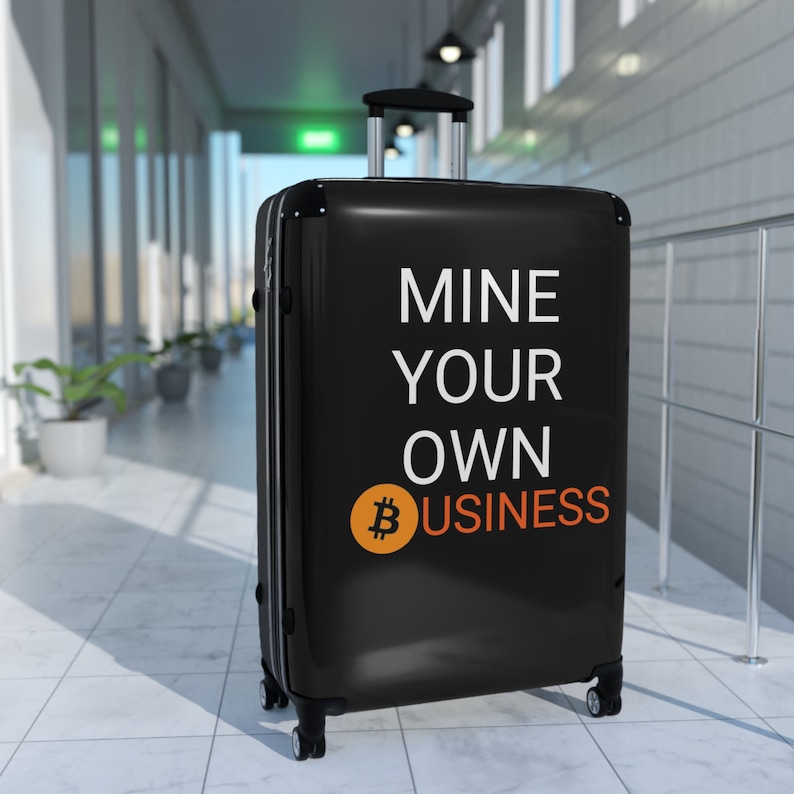 Crypto Meme Design Suitcase | Travel in Style With Hilarious ...