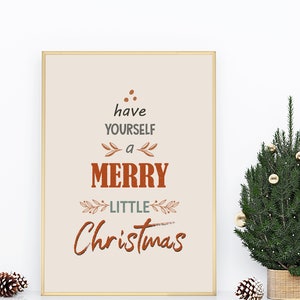 Boho Christmas Set of 12 Prints, Christmas Posters, Christmas Gallery ...
