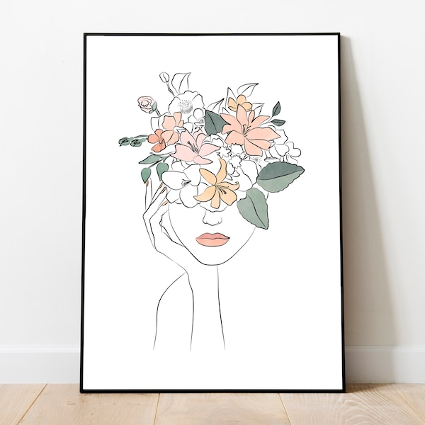 Modern Art Drawing - Etsy