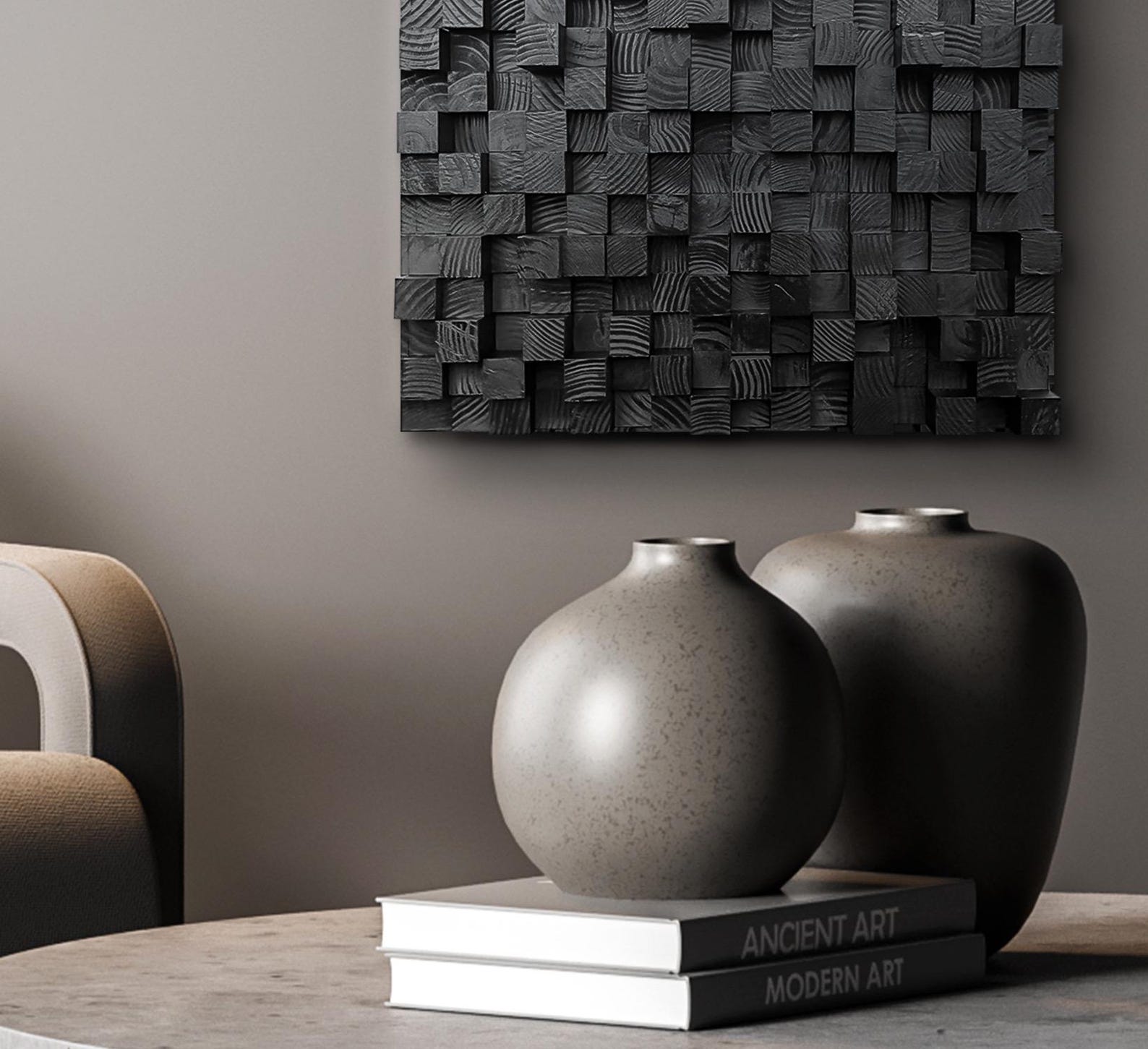 3D Wall Art, Sound Diffusing Panel, Sound Diffuser, Cube Wall Art ...