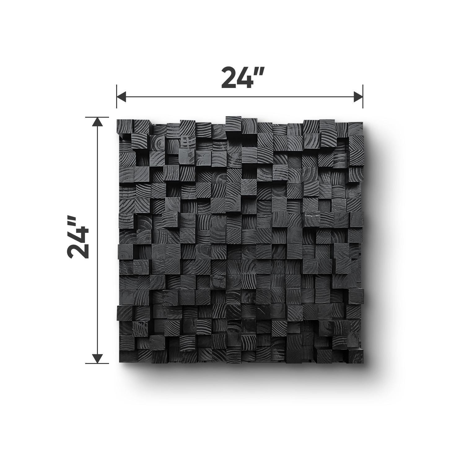 3D Wall Art, Sound Diffusing Panel, Sound Diffuser, Cube Wall Art ...