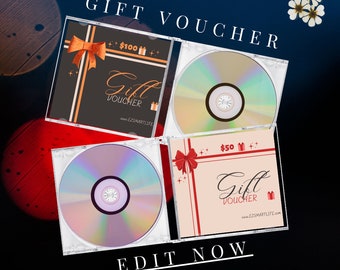 Printable Editable Gift Voucher Template | Digital Product - Etsy UK