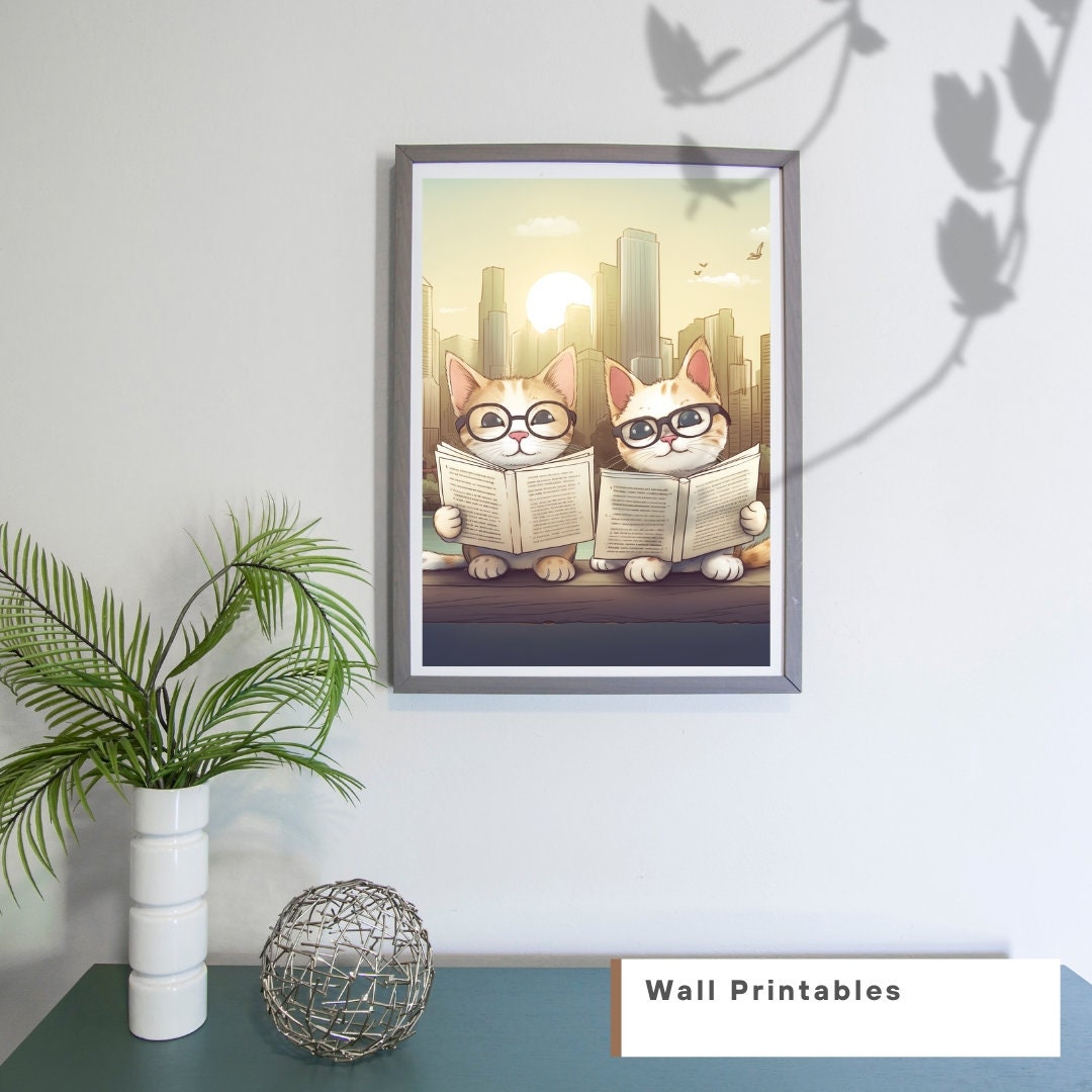 Printable Digital Product Instant Download Cat Printable - Etsy