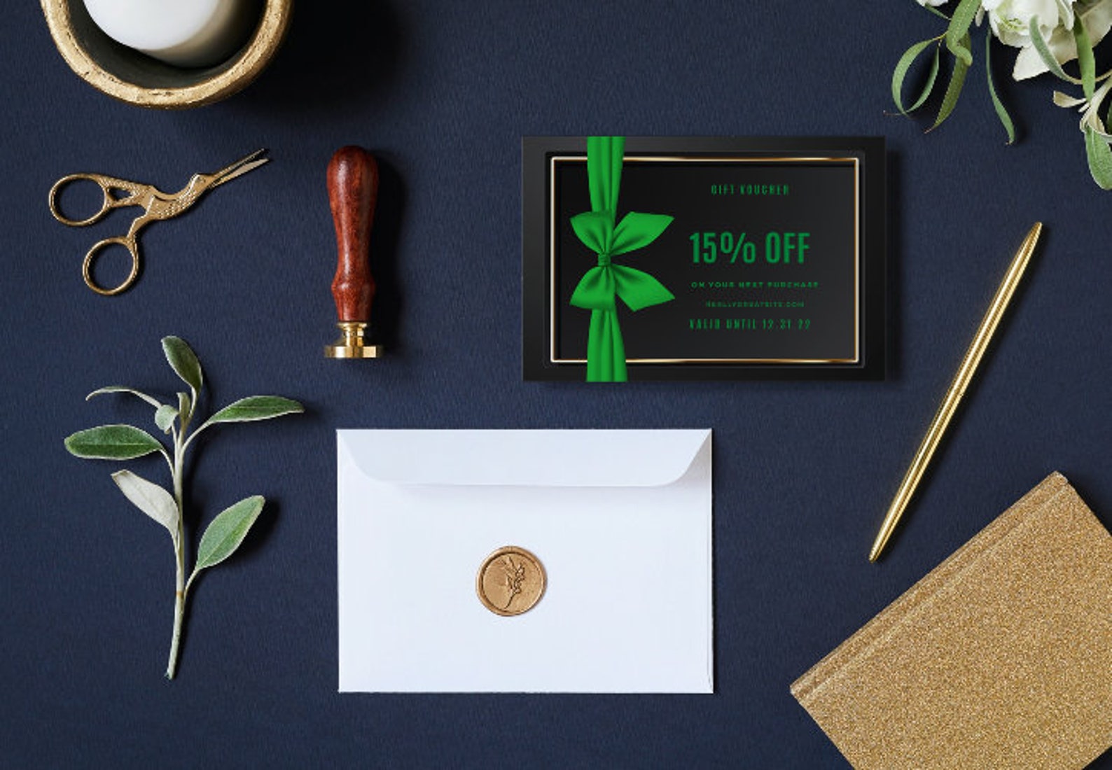 Printable Editable Gift Voucher Template | Digital Product - Etsy UK