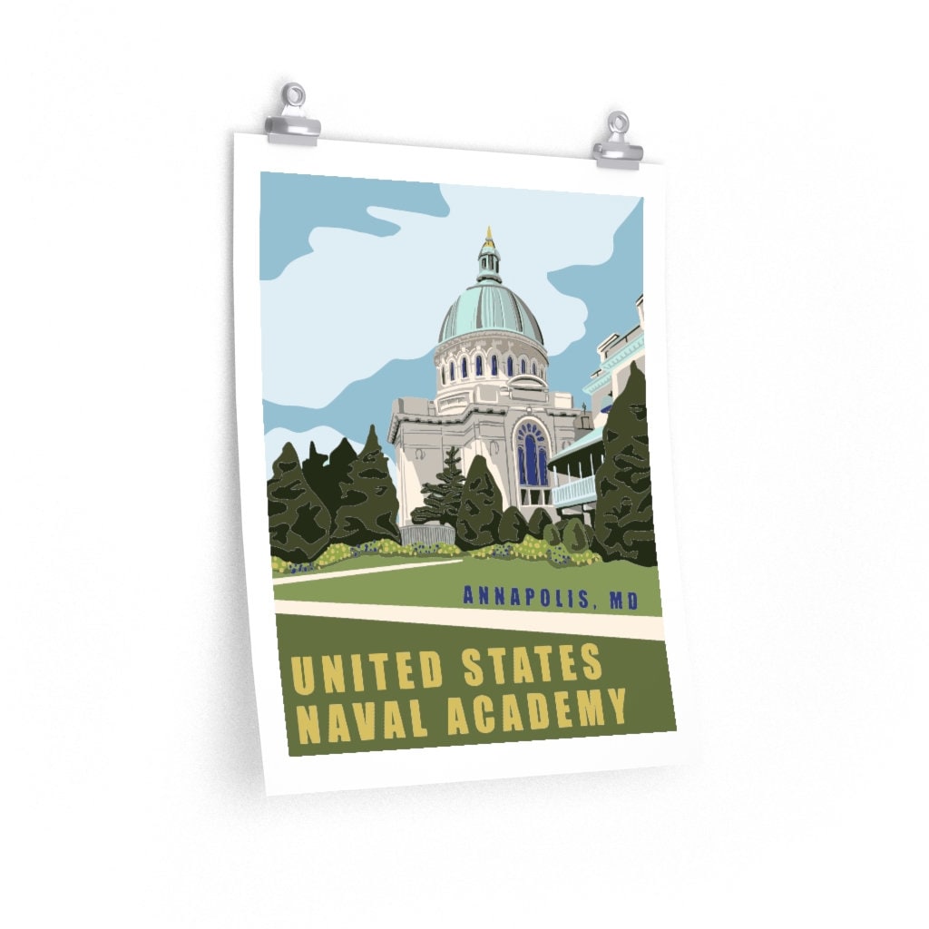 United States Naval Academy Poster - Etsy