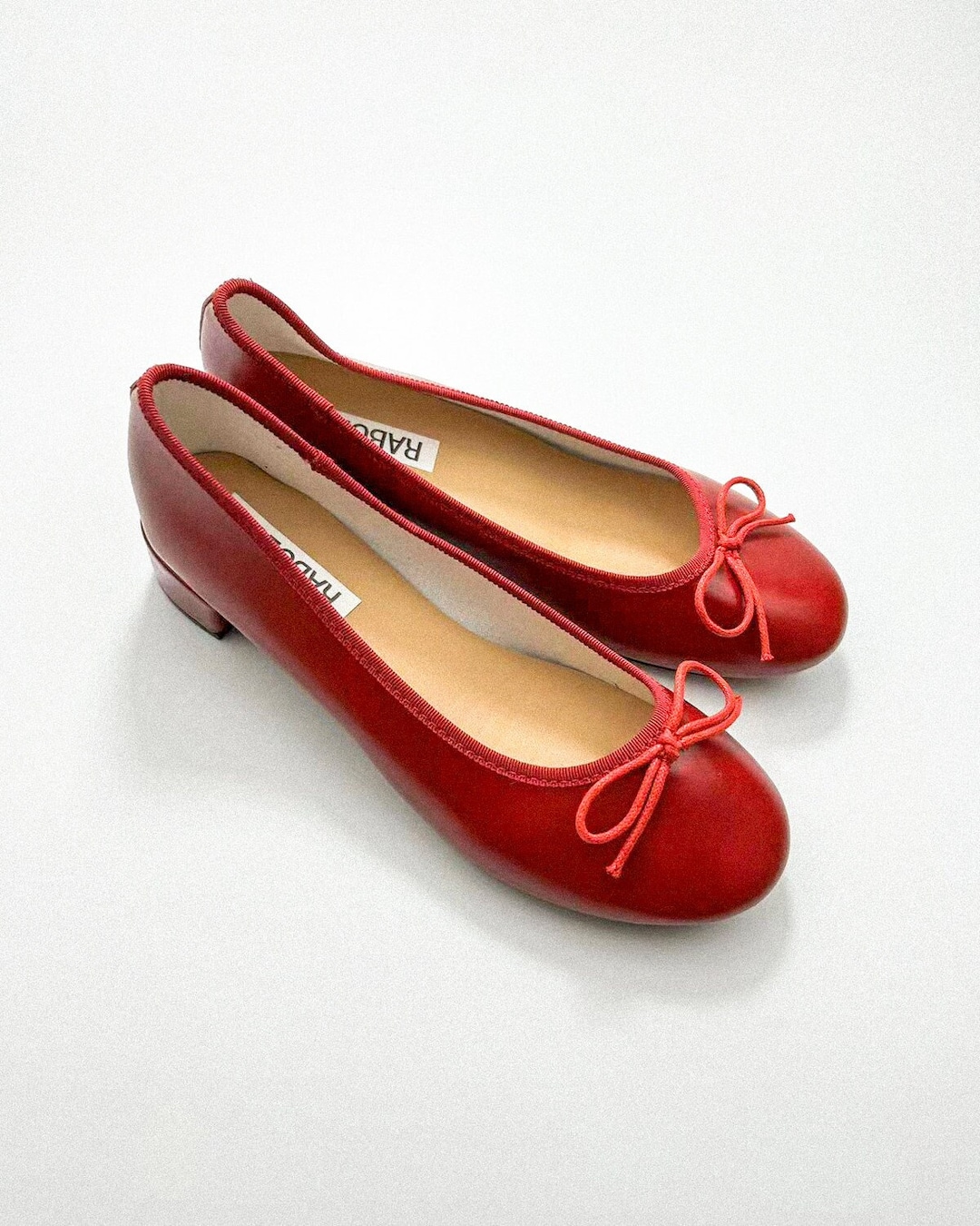 Women Classic Thick Heel Ballet Heels | Cute Round Toe Bow Tie Classic ...