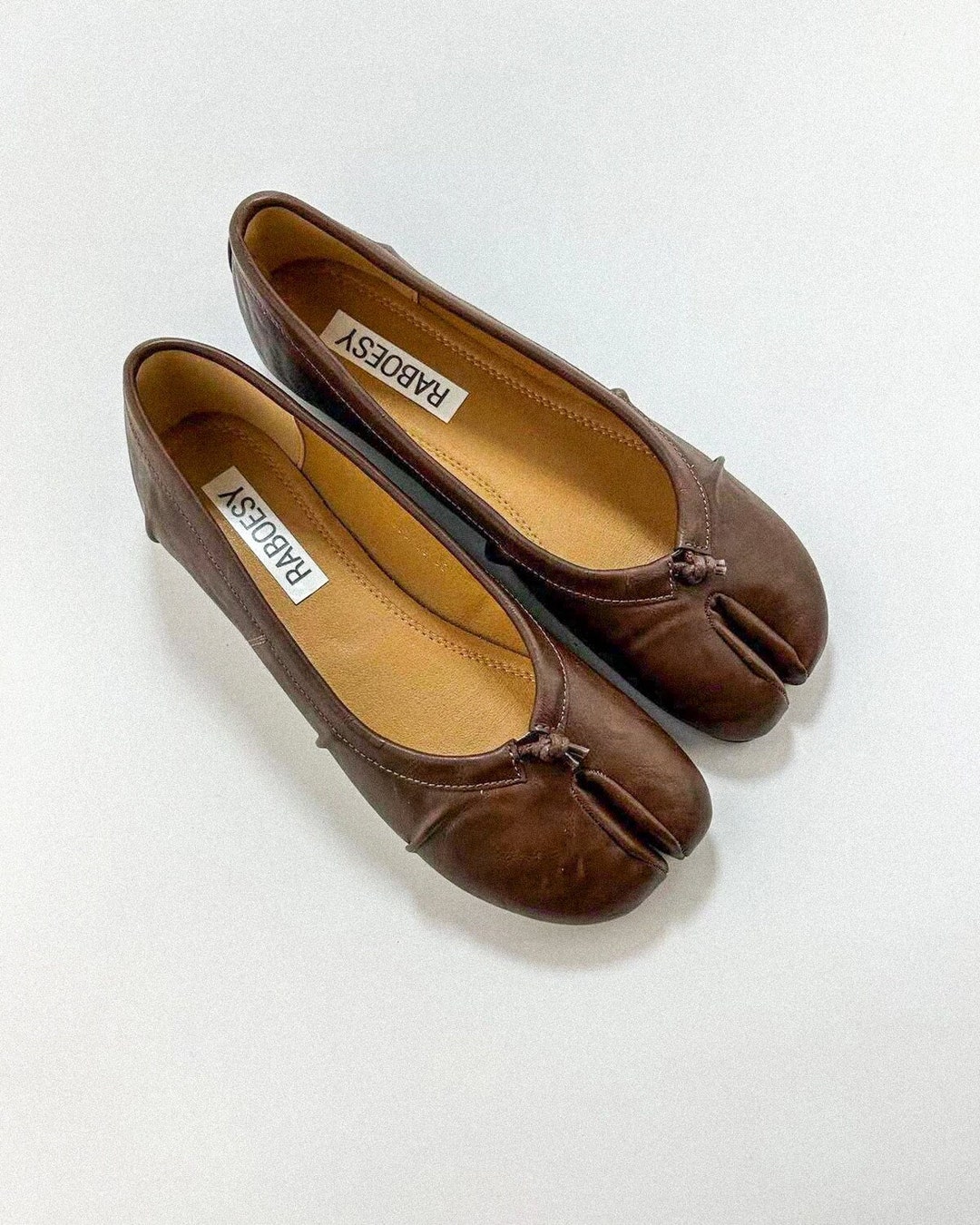 Women Eco Friendly Split Toe Tabi Ballet Flats | Vintage Foldable Tabis ...