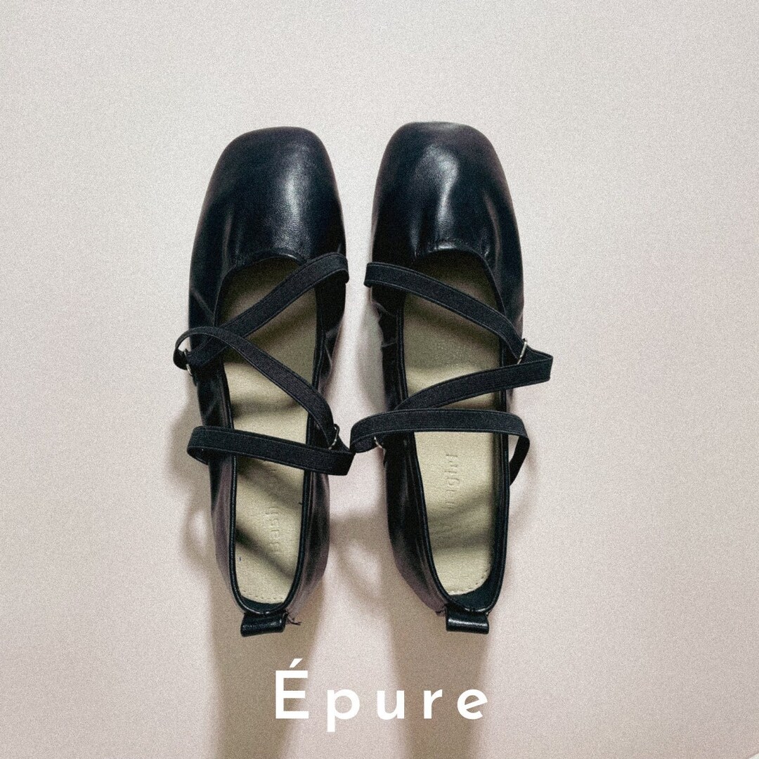 Eco Friendly Leather Soft Ballet Flats Women Black Foldable - Etsy