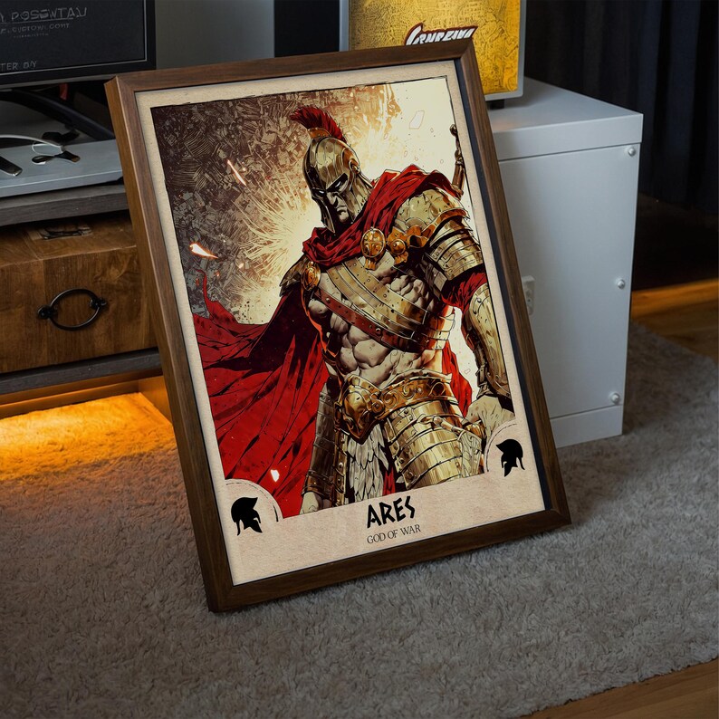 Ares Greek God Printable Poster | Mythology Wall Art | Printable | God ...