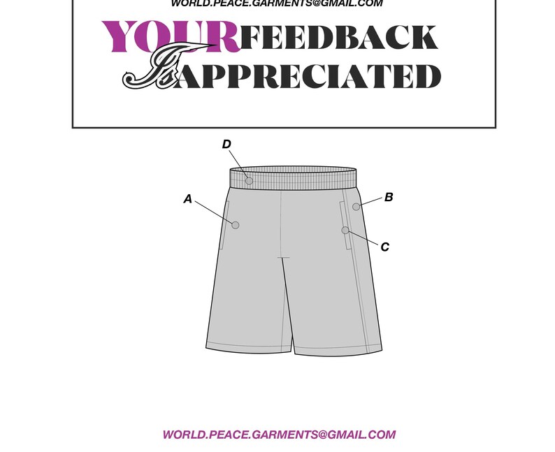 PPLN-015 Basic Shorts Printable PDF Pattern - Etsy