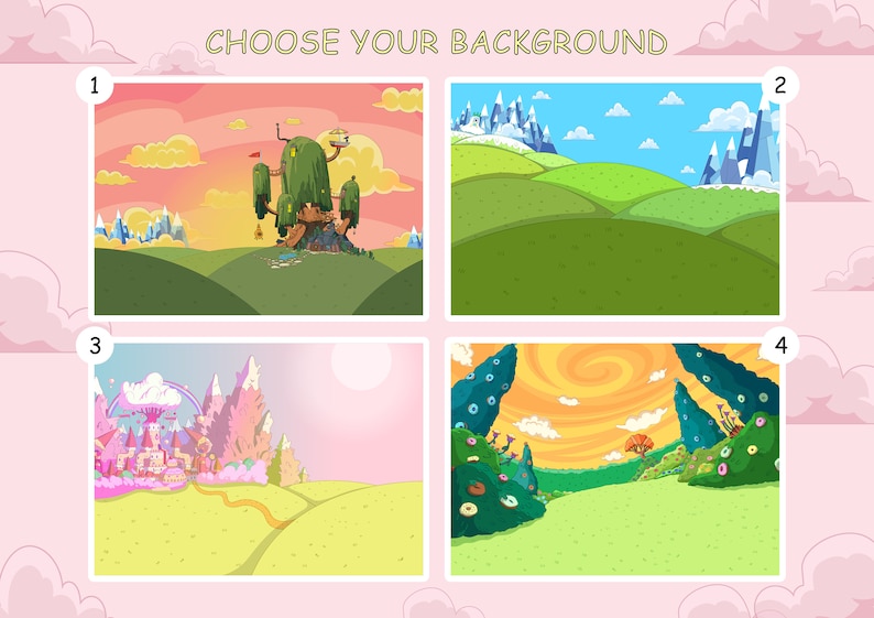 Personalized Adventure Time Portrait | Digital Family Portrait ...