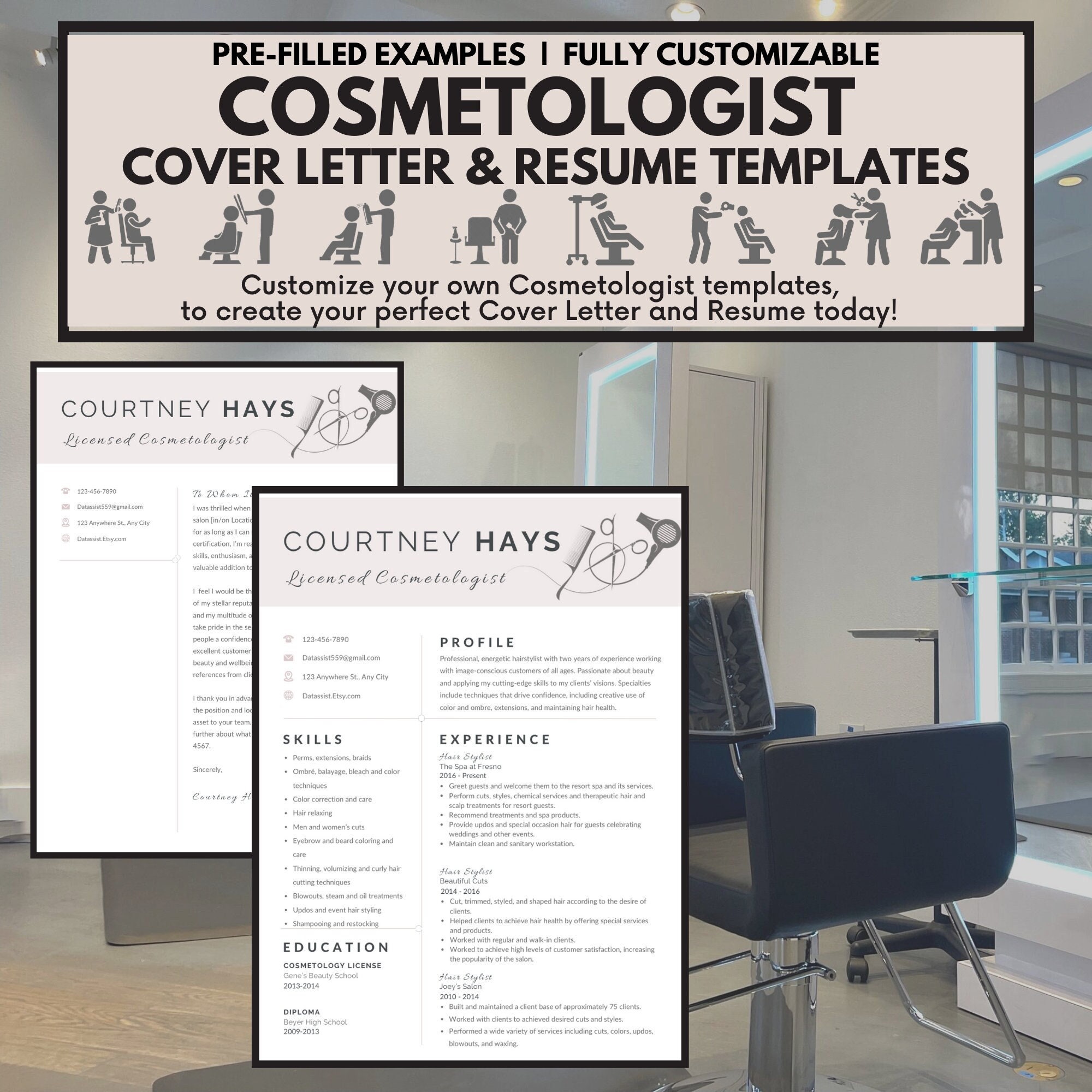 Hair Stylist Cover Letter Examples