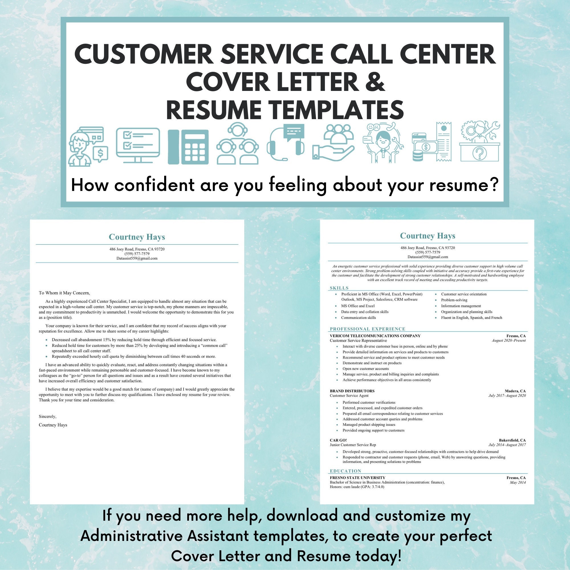 Call Center Representative Cover Letter