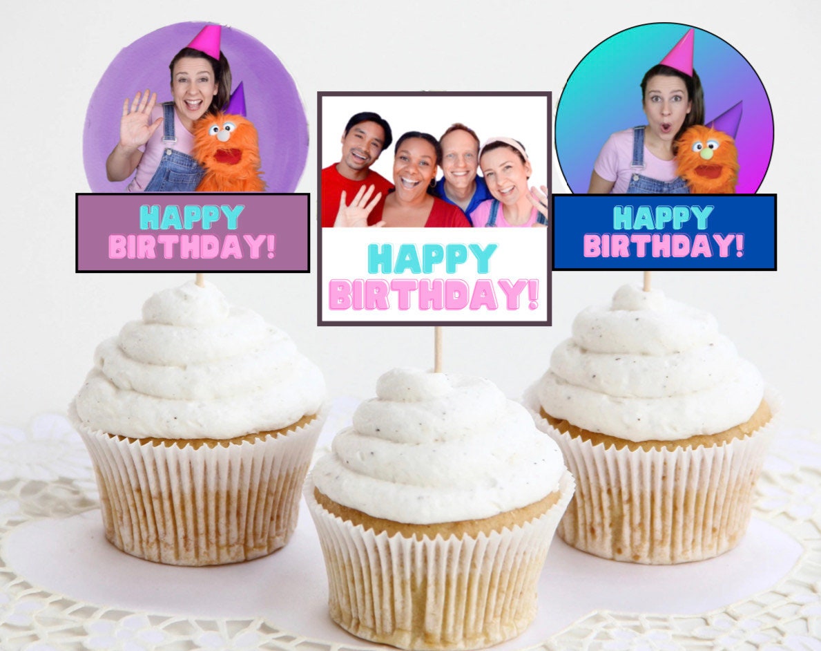 Printable Ms. Rachel Cupcake Toppers - Etsy