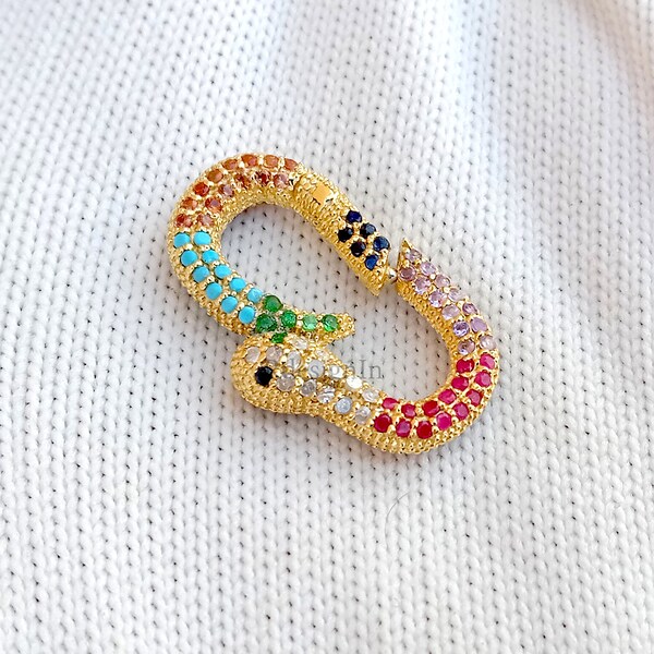 Diamond Snake Charm Holder - Etsy