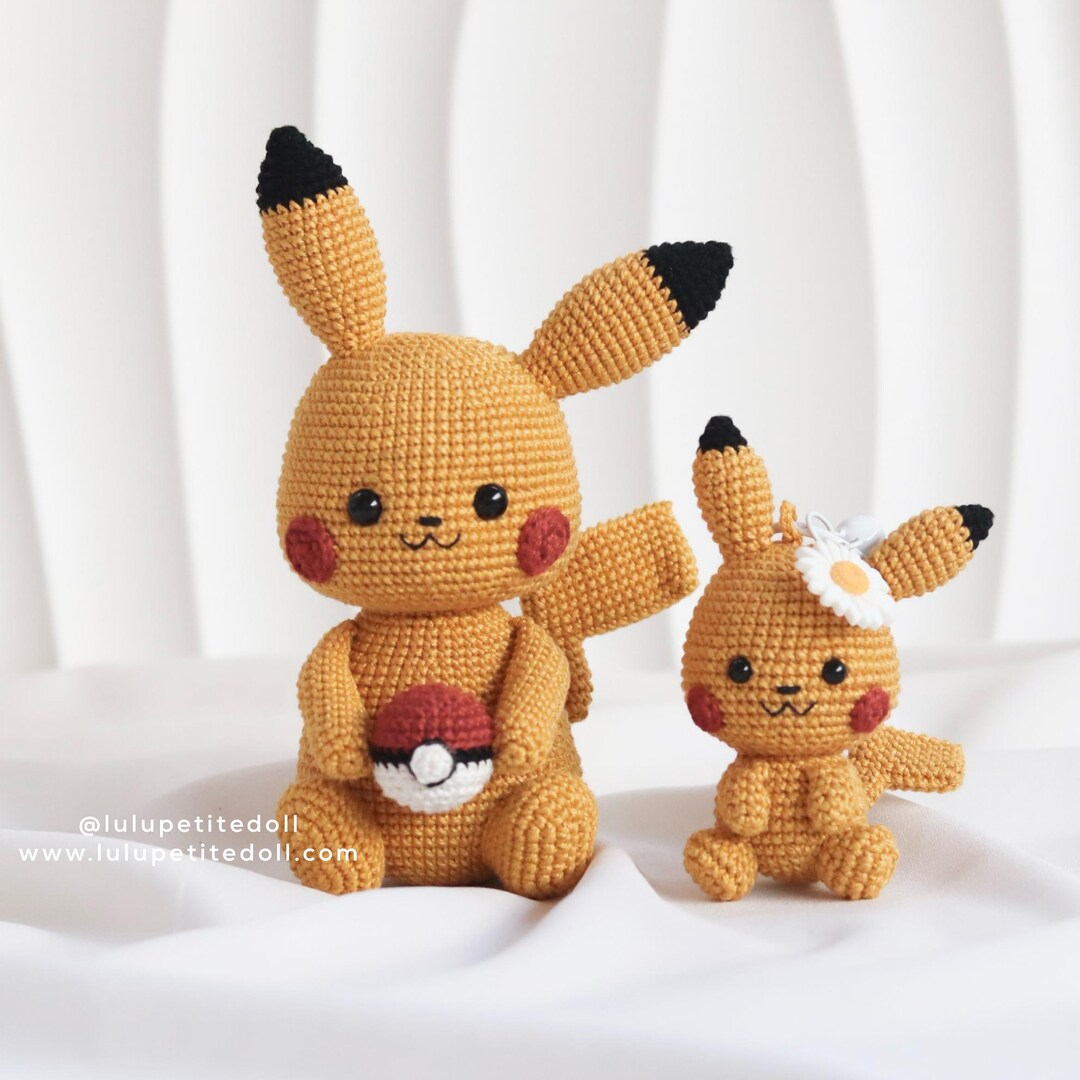 Bundle 2 in 1: the Electric Mouse and Electric Mouse Keychain Crochet ...