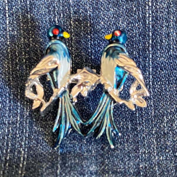 Bluebird Brooch - Etsy