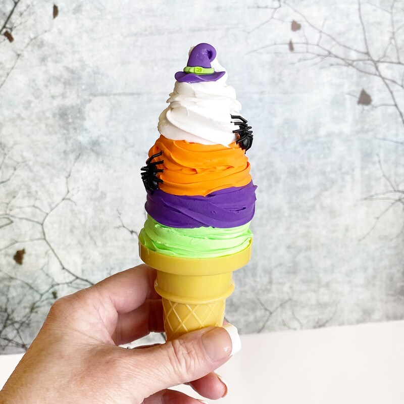 Halloween Ice Cream Cone - Etsy