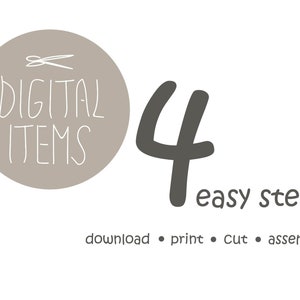 Printable Colored Postman Paper Cap Pdf Template Instant Download Kids ...