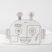 Printable Robot Paper Crown Awesome DIY Party Decor Cute Robot - Etsy