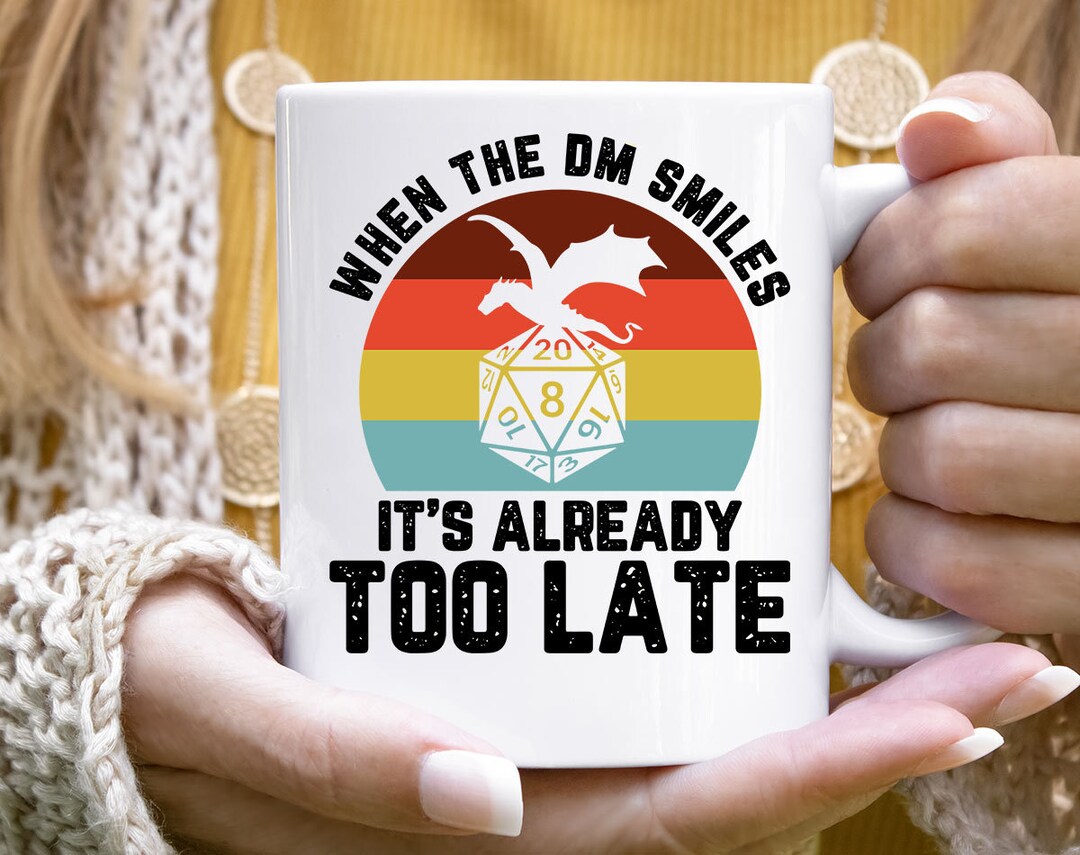 Dungeon Master Gift, Dungeon Master Coffee Mug, DM Gift, DM Shirt ...