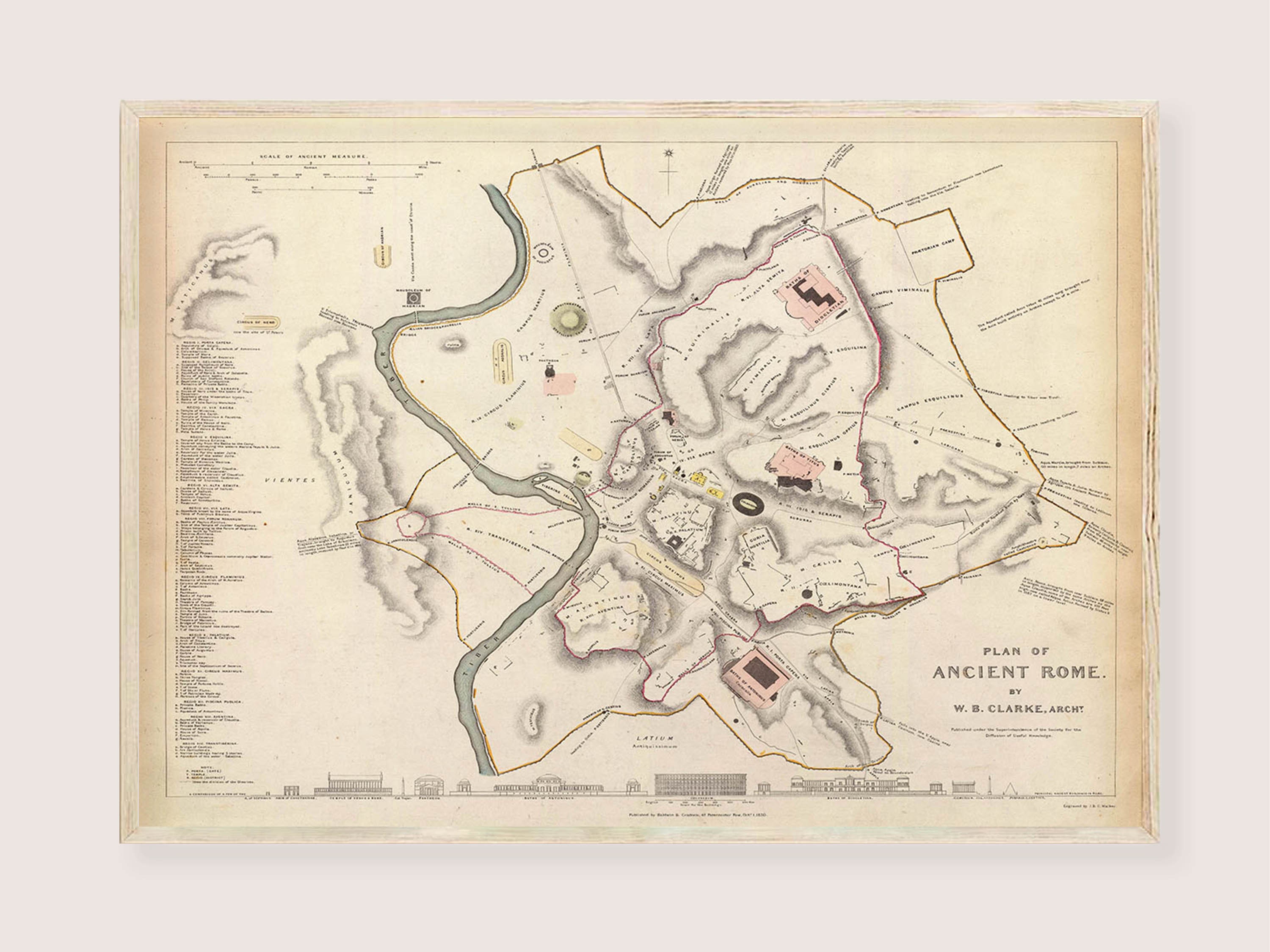 Mapa de la Antigua Roma Imprimir Digital Descarga de mapas del Imperio ...