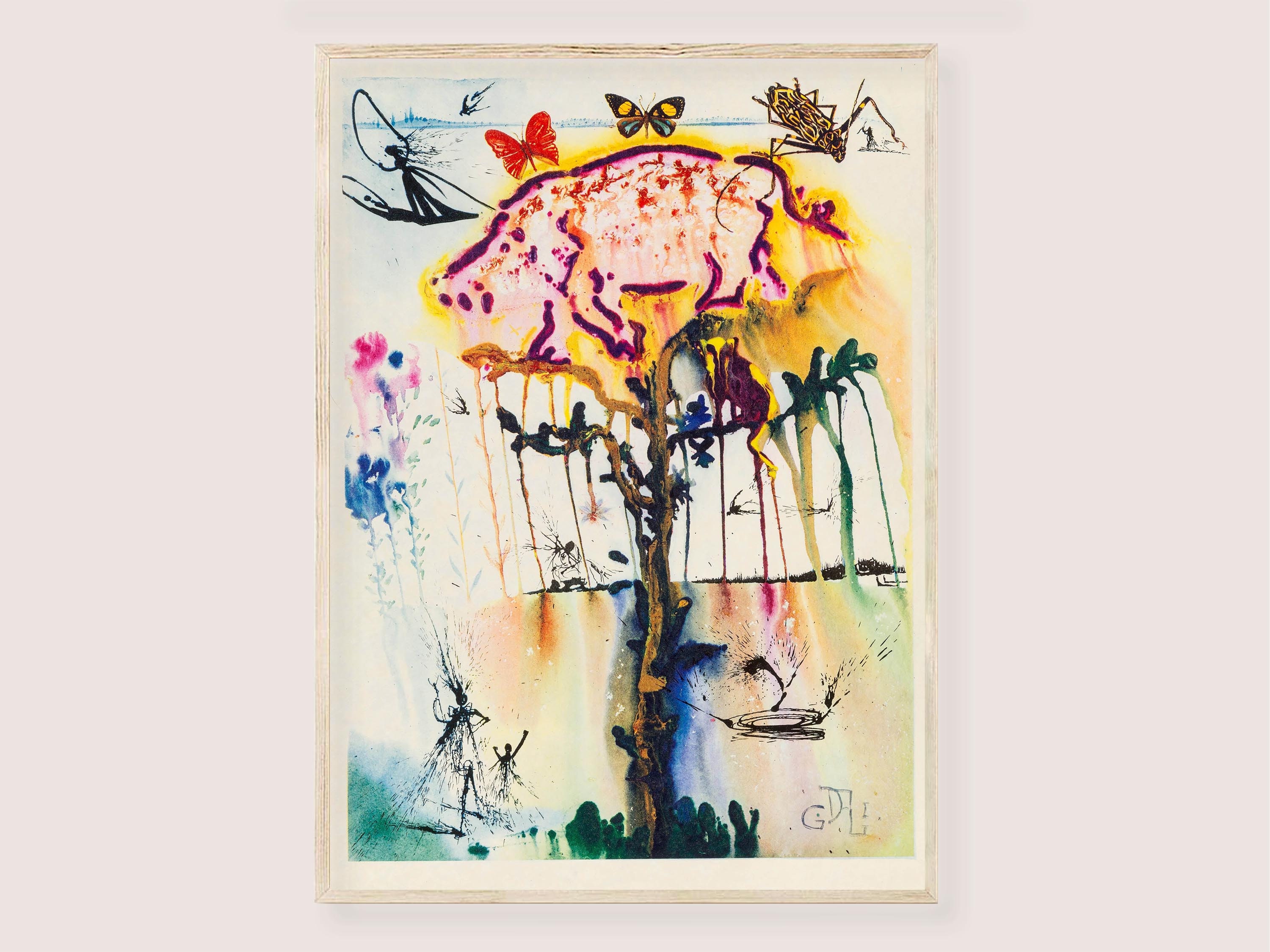 Salvador Dali Prints Alice Wonderland Download Dali Fleurs Art - Etsy