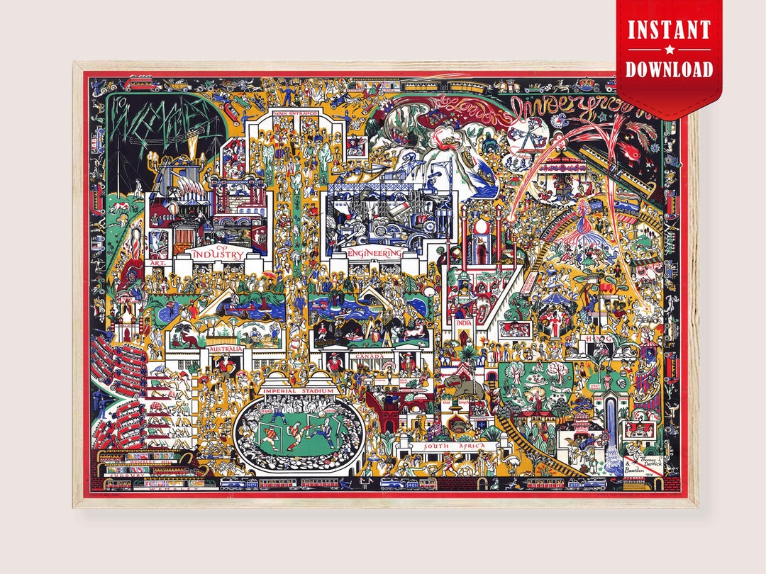 Rare Old London Underground Tube Map Printable - Covent Garden ...