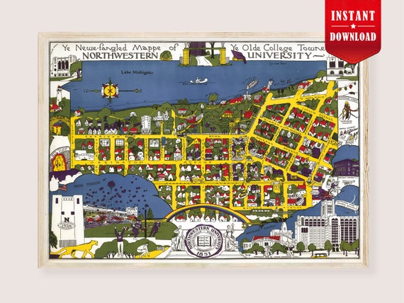 Northwestern University Campus Map