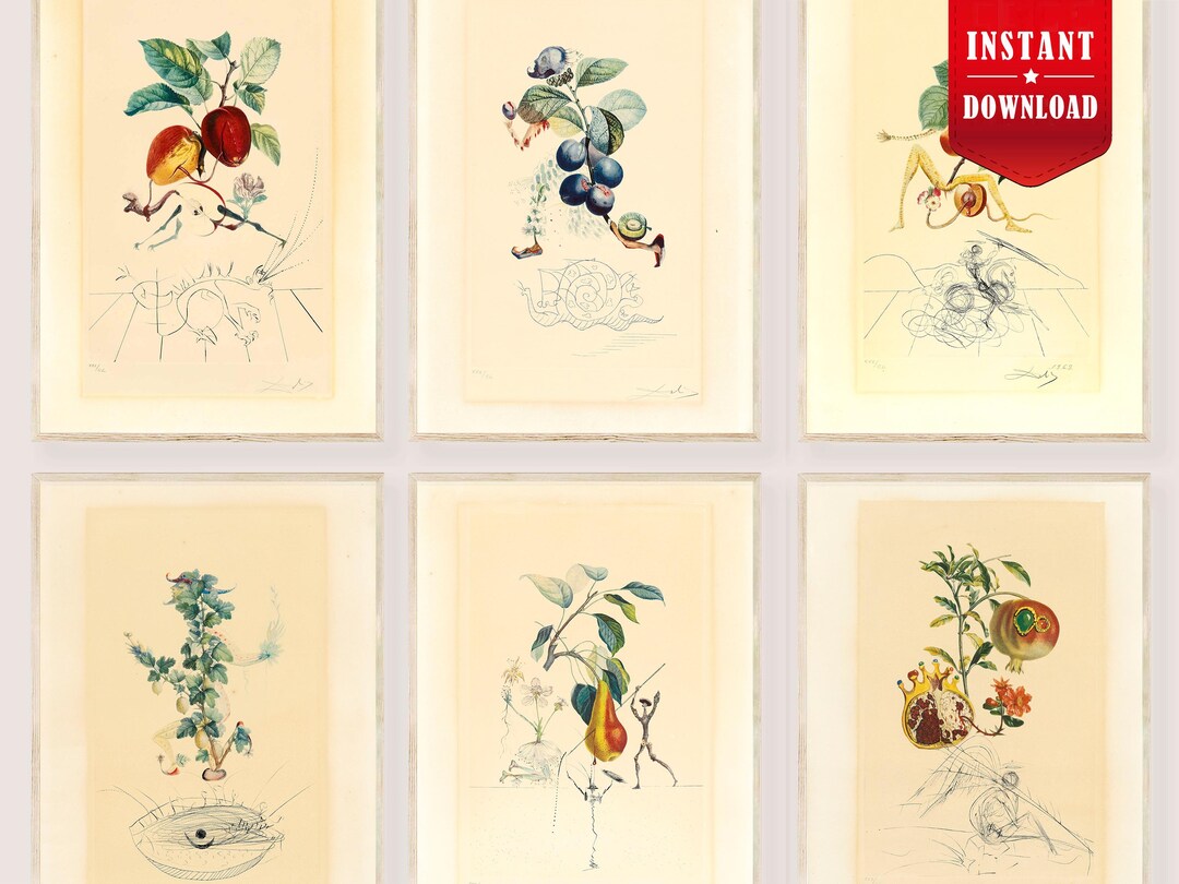Dali Fruit Poster Art Prints Download - Dali Art Posters Surrealism ...