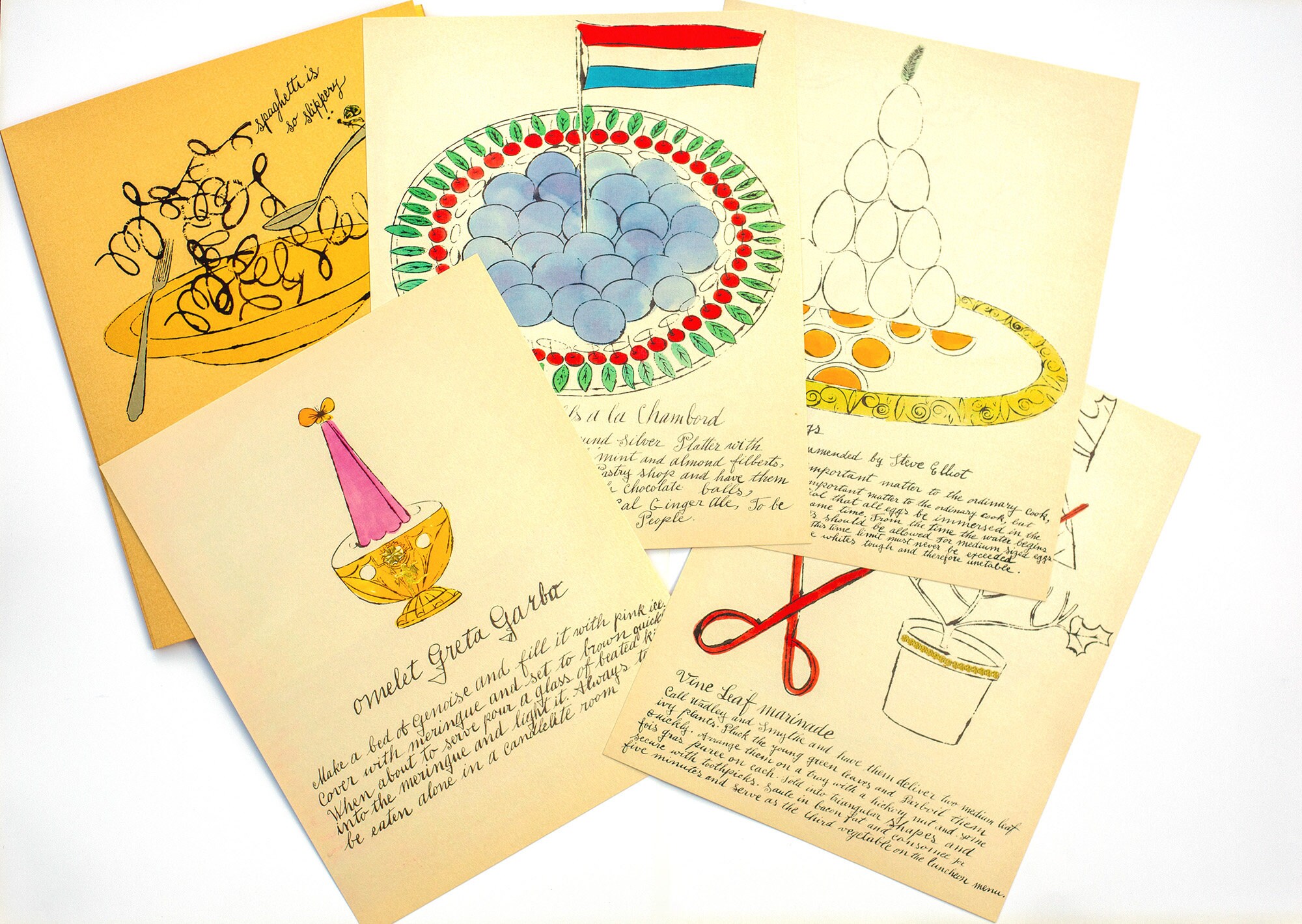 Warhol Recipe Prints Cookbook Posters Edition 2 Pop Art Andy Warhol ...