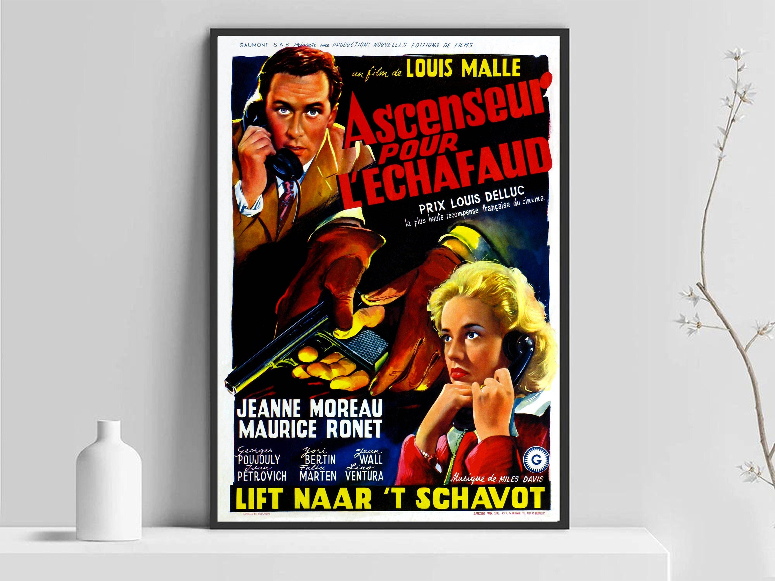 Elevator to Gallows Movie 1958 Posters Vintage Film Poster - Etsy