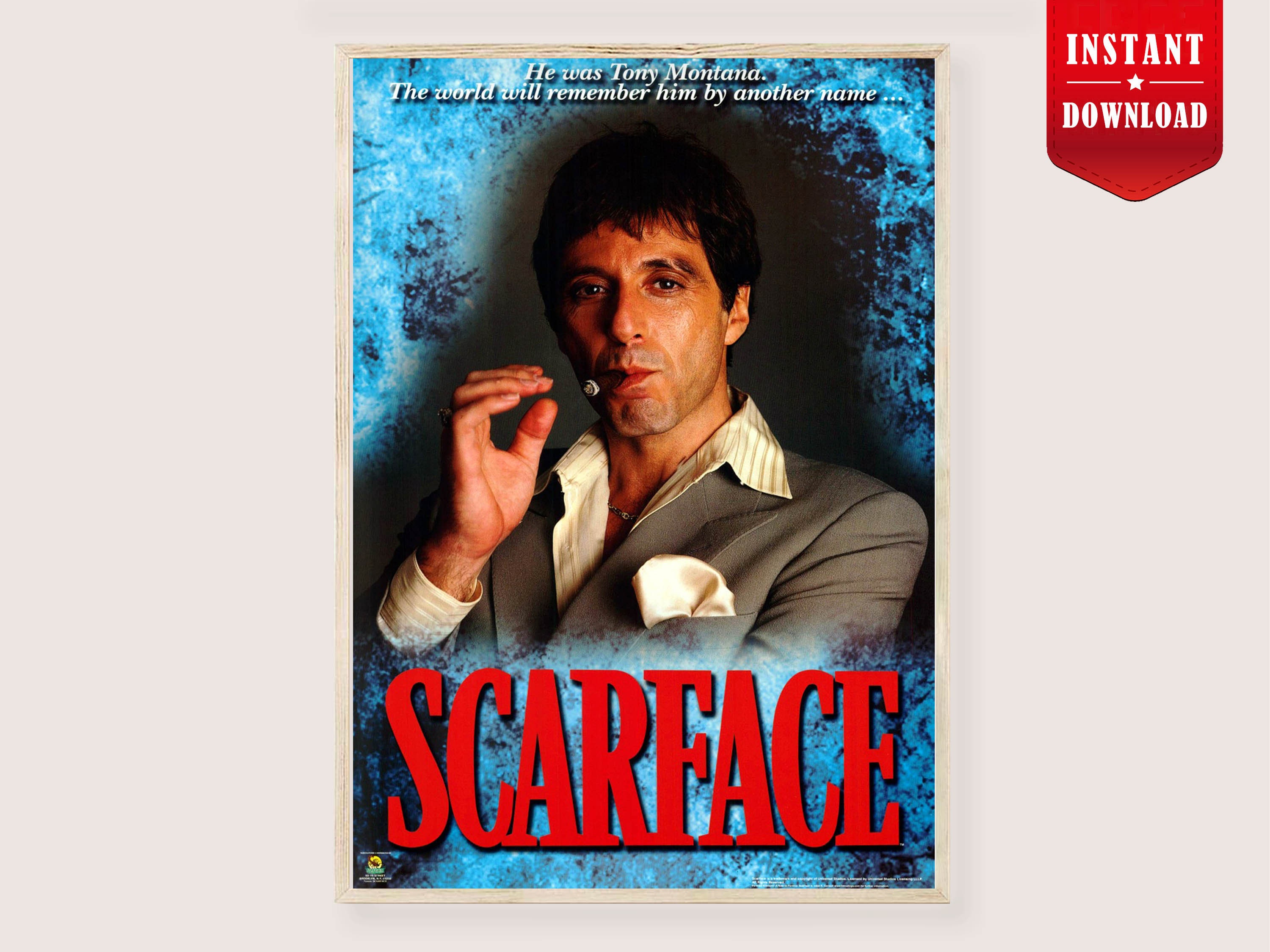 Scarface Movie Posters Download - Scarface Film Art Prints Digital ...
