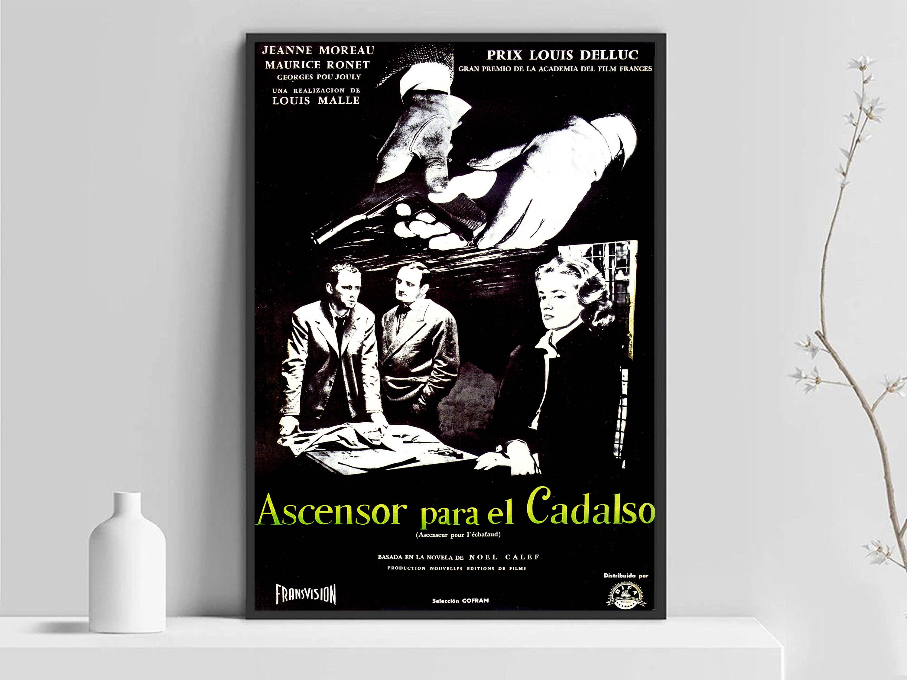 Elevator to Gallows Movie 1958 Posters Vintage Film Poster - Etsy